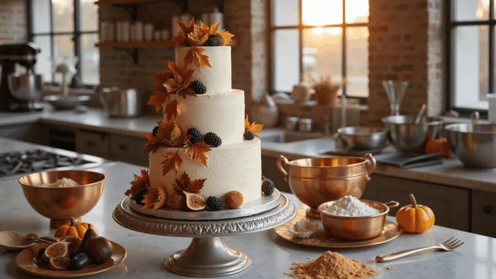 FALL WEDDING CAKE: A SEASONAL MASTERPIECE OF FLAVOR AND DESIGN