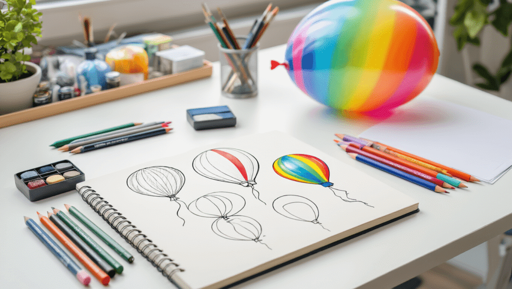 How to Draw Balloons: A Step-by-Step Guide for Beginners and Artists