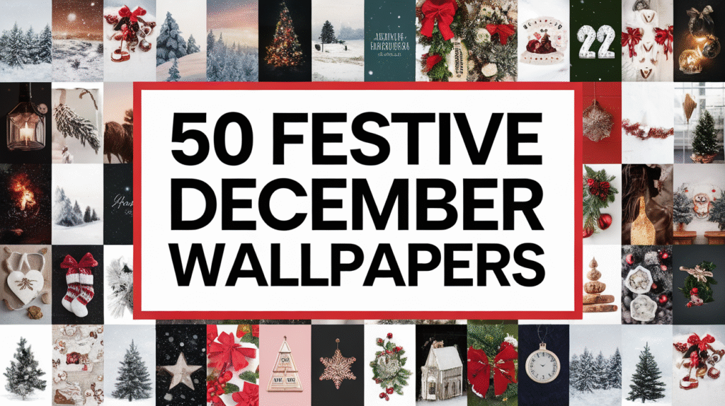 50 Festive December Wallpapers to Brighten Your Screen