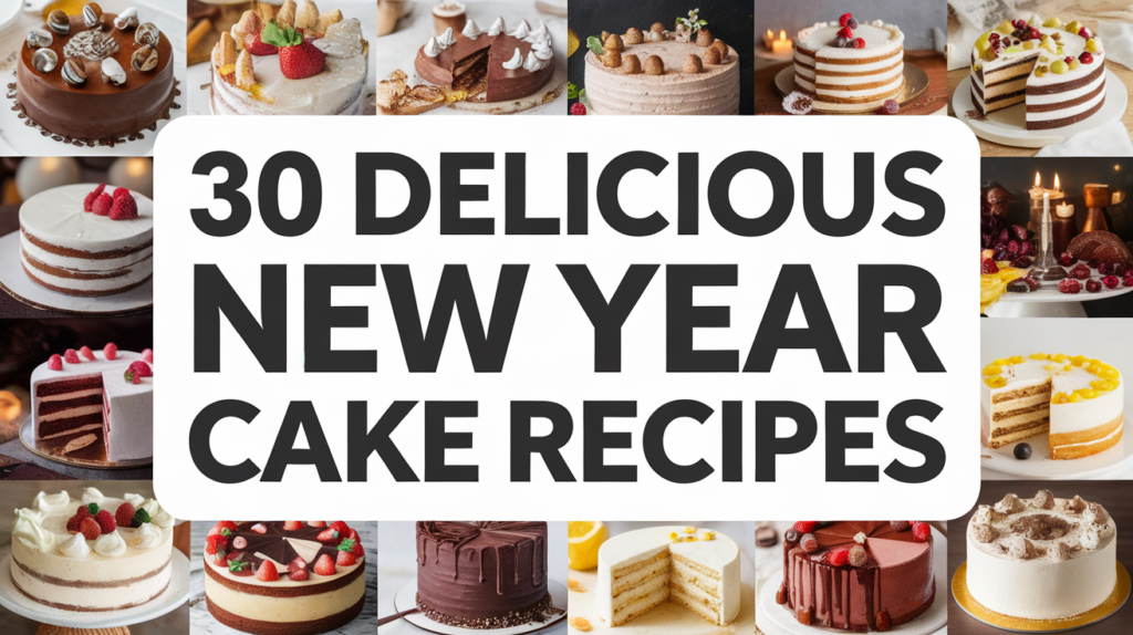 30 Delicious New Year Cake Recipes to Celebrate in Style