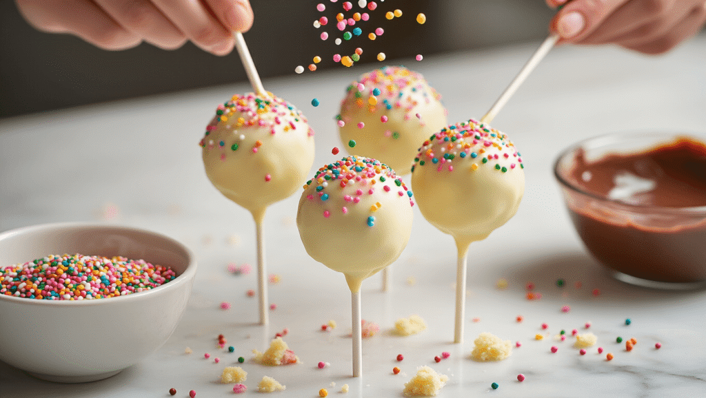 Funfetti Cake Pops That Actually Stay on the Stick