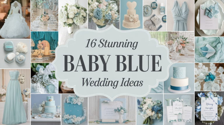 16 Stunning Baby Blue Wedding Ideas for Your Dream Day