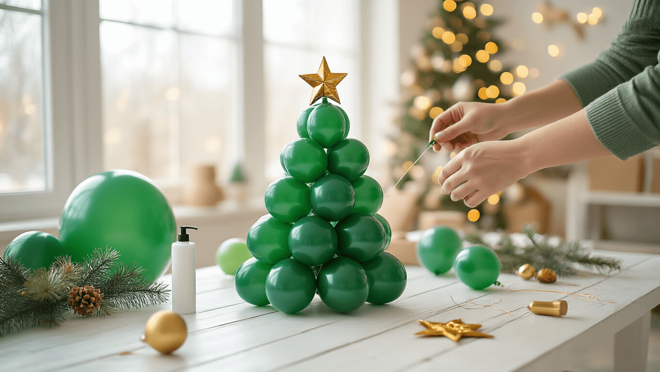 How to Build a Stunning Balloon Christmas Tree That'll Make Your ...