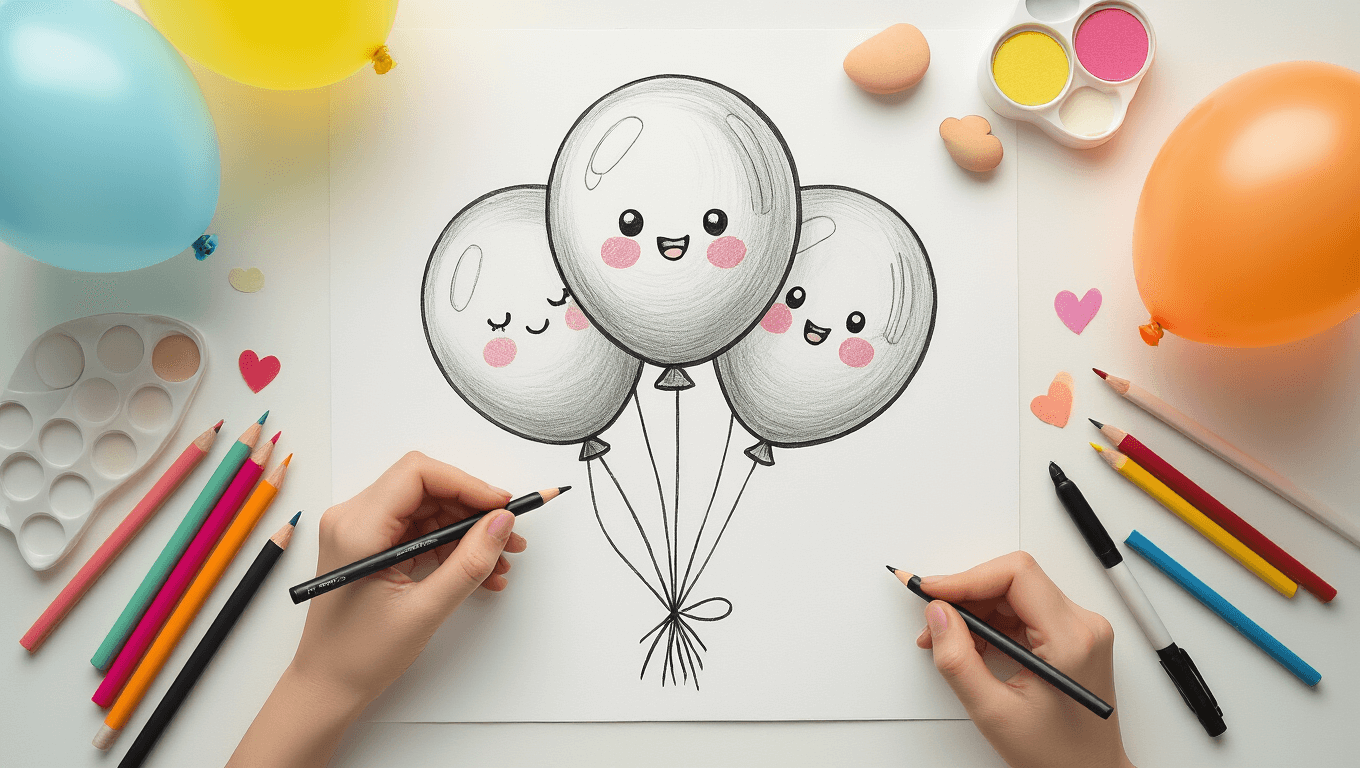 How to Draw Balloons: From Simple Sketches to Show-Stopping Designs