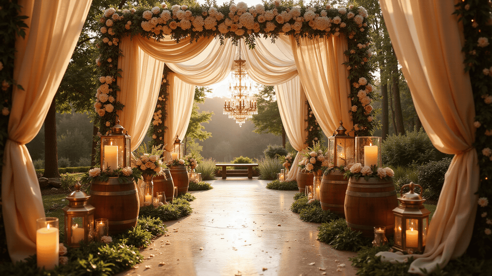 Popular Wedding Entrance Décor Ideas That'll Make Your Guests Gasp
